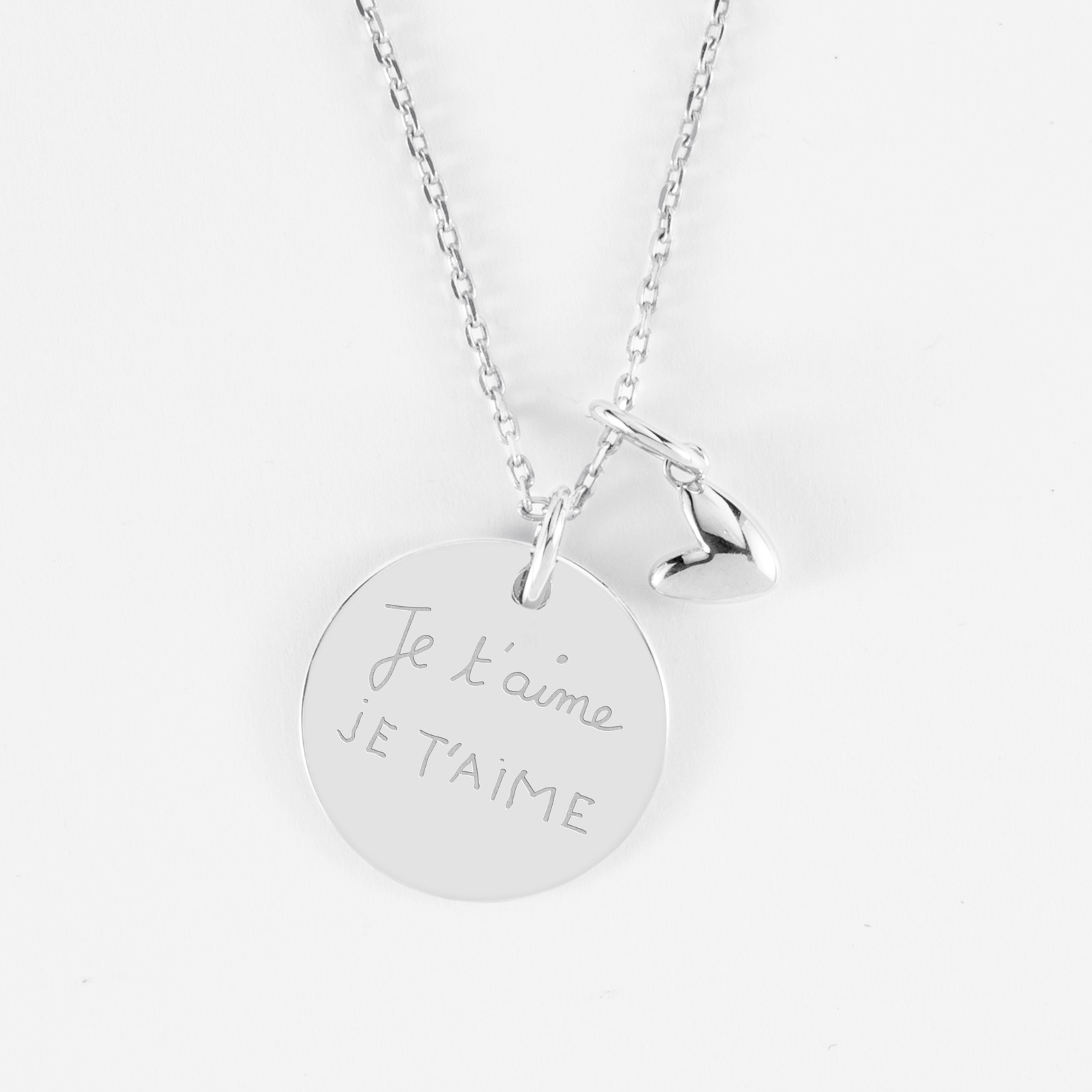 Colgante de plata HappyBulle x Atelier Wagram personalizado, pequeño ...