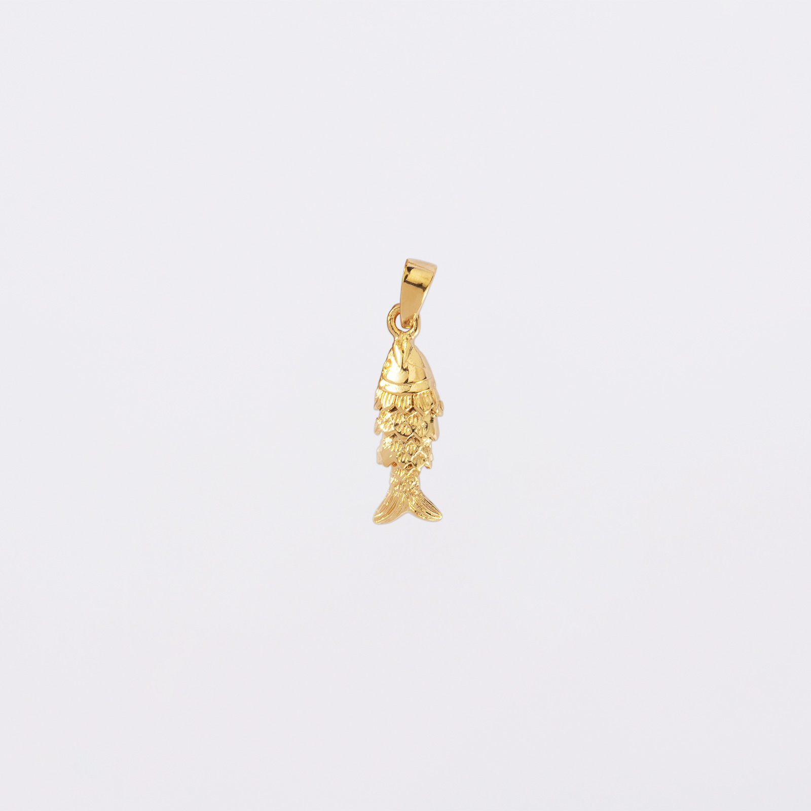 Gold-Plated Fish Charm 15 mm | HappyBulle